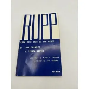 Other | Adolph Rupp From Both Ends Of The Bench Ky Cats 1972 Signed By ...